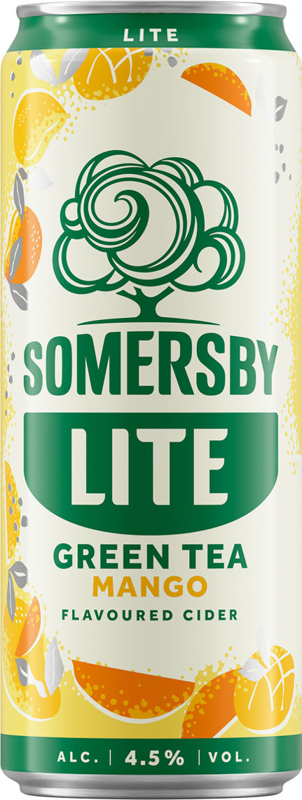 Produkter » Somersby » Somersby Green Tea Mango LITE « Ringnes AS