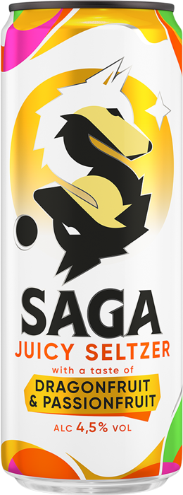 Produkter » SAGA » SAGA Juicy Seltzer « Ringnes AS