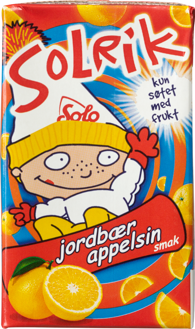 Produkter » Solrik » Solrik Jordbær- og Appelsinsmak « Ringnes AS